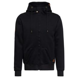 King Kerosin Sweatjacke 'K.K. Adventure Gear' Herren Gr&ouml;&szlig;e XXXL schwarz