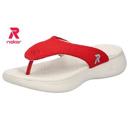 Rieker Sport T-Bar Sandals 'V2102' female size 36 Red