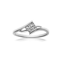 Diamant Leternel Ring Damen Gr&ouml;&szlig;e 49 silber