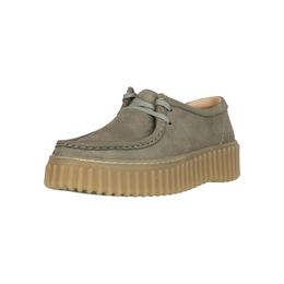 Clarks Schn&uuml;rschuhe 'Torhill Bee' Damen Gr&ouml;&szlig;e 37 gr&uuml;n Sommerschuhe