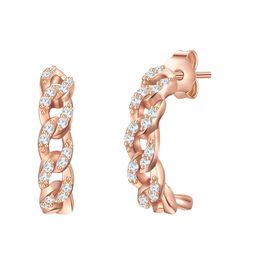 Glanzst&uuml;cke M&uuml;nchen Glanzst&uuml;cke M&uuml;nchen Ohrringe Damen Gr&ouml;&szlig;e One Size rosegold / wei&szlig;