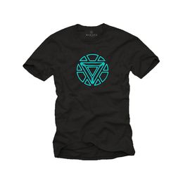 Makaya Shirt 'Reactor' Herren Gr&ouml;&szlig;e 5XL schwarz