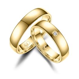 Marrya Ring 'MARRYA TI-31 Ehering aus Titan' Damen Gr&ouml;&szlig;e 52 goldgelb