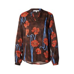 More & More More & More Bluse Damen Gr&ouml;&szlig;e S azur / braun / dunkelbraun / mandarine