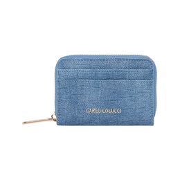 Carlo Colucci Portemonnaie 'di Cagno' Damen Gr&ouml;&szlig;e XS/XL blau