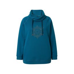 Ulla Popken Sweatshirt Damen Gr&ouml;&szlig;e M/L petrol