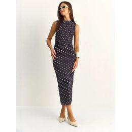 Bianco Lucci Kleid 'Midi' Damen Gr&ouml;&szlig;e 42 schwarz Sommerkleid