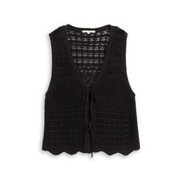 Tom Tailor Denim Knitted Vest female size XL Black
