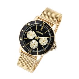 Raptor Analog Watch 'Reda, 3 ATM' male size One size Gold