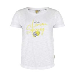 ROADSIGN australia Shirt 'T-Shirt Lemon mit Zitronenprint aus reiner Baumwolle, luftig f&uuml;r warme Tage' female size XL White