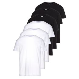 Fruit of the Loom Shirt Herren Gr&ouml;&szlig;e M schwarz / wei&szlig;