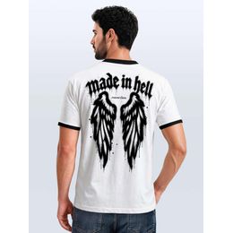 Neverless Shirt 'Graffiti Wings' Herren Gr&ouml;&szlig;e M wei&szlig;