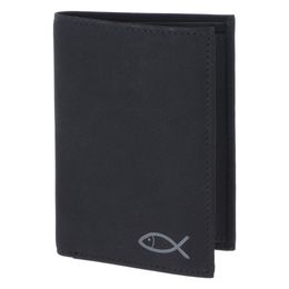 Oxmox Portemonnaie 'New Cryptan' Herren Gr&ouml;&szlig;e One Size dunkelgrau / schwarz