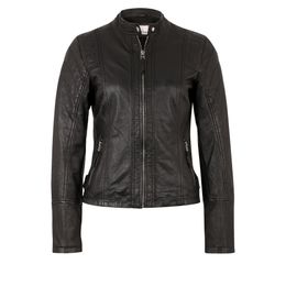 7eleven Lederjacke 'Elly' Damen Gr&ouml;&szlig;e L schwarz Sommerjacke