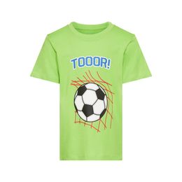Kidsworld Shirt boy size 104/110 Blue / Apple / Black / White
