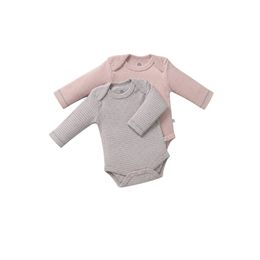 Organicera Strampler/Body 'OrganicEra L/S Bodysuit Set-2 Pcs' Jungen Gr&ouml;&szlig;e 92 rosa