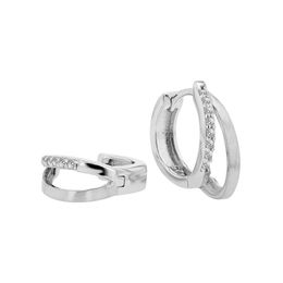 Akzent Ohrringe '"Tulipan" aus 925 Sterlingsilber, silberfarbig, rhodiniert,' Damen Gr&ouml;&szlig;e One Size silber