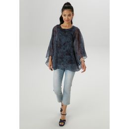 Aniston Selected Bluse Damen Gr&ouml;&szlig;e XL navy / saphir