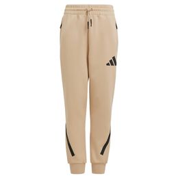 adidas Sportswear Sporthose 'Z.N.E.' Jungen Gr&ouml;&szlig;e 140 beige / schwarz