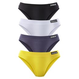 GO IN Panty female size L Dark blue / Yellow / Black / White