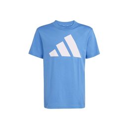 adidas Sportswear Performance Shirt 'Essentials' boy size 176 Light blue / White