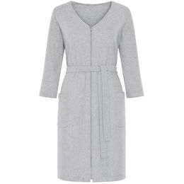 Vivisence Bademantel lang '5011' Damen Gr&ouml;&szlig;e XXXL grau