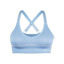 Gorilla Wear Sport-BH 'Selah' Damen Gr&ouml;&szlig;e M/L hellblau