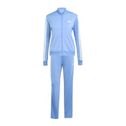 adidas Sportswear Tracksuit 'Essentials' female size XL Azure / White