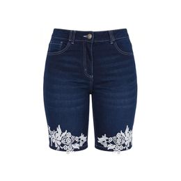 MIAMODA Jeans Damen Gr&ouml;&szlig;e 34 blue denim / wei&szlig;