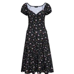 Queen Kerosin Sommerkleid 'Howdy' Damen Gr&ouml;&szlig;e 42 schwarz