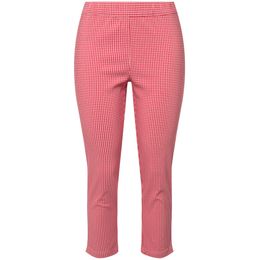 Ulla Popken Pants 'Sienna ' female size 64 Pink / Off white