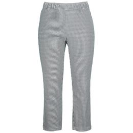 Ulla Popken Hose 'Sienna' Damen Gr&ouml;&szlig;e 54 marine / wei&szlig;