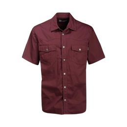 Arizona Button Up Shirt male size L/XL Burgundy