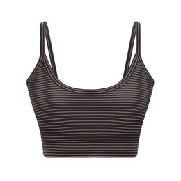 Albero Natur Top 'Bustier aus Bio-Baumwolle' Damen Gr&ouml;&szlig;e S indigo