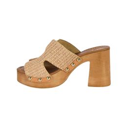 Desa Mules 'Plattformrutschen' female size 39 Beige