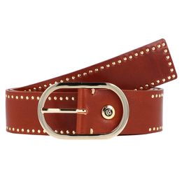 b.belt G&uuml;rtel 'Fiesta' Damen Gr&ouml;&szlig;e 85 kastanienbraun