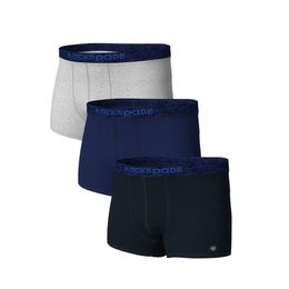 BlackSpade Boxershorts Herren Gr&ouml;&szlig;e XL navy / graumeliert / schwarz