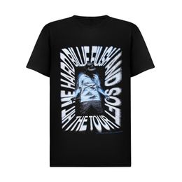 Billie Eilish Shirt 'Billie Eilish Tour on Stage Organic T-Shirt' Herren Gr&ouml;&szlig;e M schwarz