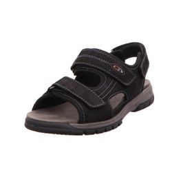 Waldl&auml;ufer Waldl&auml;ufer Sandale 'Sandale Herren 372001 191 001 Echtleder in schwarz' Herren Gr&ouml;&szlig;e 43 schwarz