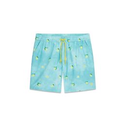 Guess Badeshorts Herren Gr&ouml;&szlig;e S azur / gelb / gr&uuml;n