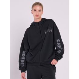 Rockupy Zip-Up Hoodie 'Carbi' female size XS/M Anthracite
