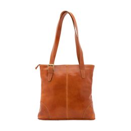 Viola Castellani Schultertasche Damen Gr&ouml;&szlig;e One Size cognac