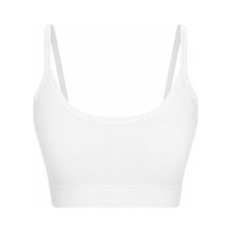 Albero Natur Top 'Bustier aus Bio-Baumwolle' Damen Gr&ouml;&szlig;e XL wei&szlig;