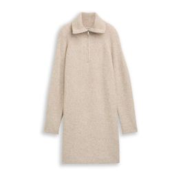 Tom Tailor Denim Kleid Damen Gr&ouml;&szlig;e L beige