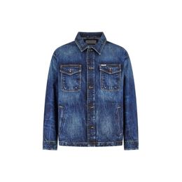 Guess Between-Season Jacket male size L Blue denim