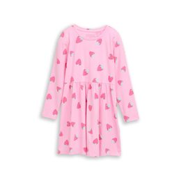 Tom Tailor Kleid M&auml;dchen Gr&ouml;&szlig;e 128/134 mint / rosa / hellpink