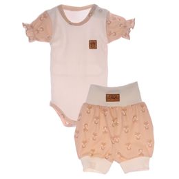 La Bortini Strampler/Body M&auml;dchen Gr&ouml;&szlig;e 74/80 beige