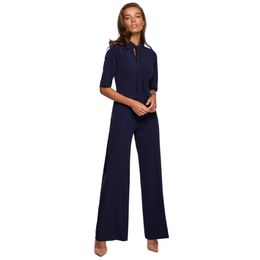 numoco Jumpsuit 'Zoja' Damen Gr&ouml;&szlig;e XXL dunkelblau