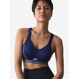 Triumph Sports Bra 'Triaction Cardio Flow' female size XS Opal / Dark blue