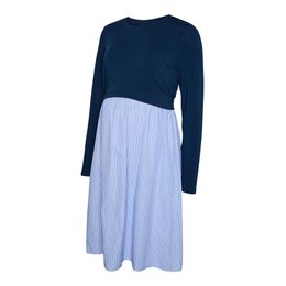 MAMALICIOUS Dress 'MLAnnie' female size 34 Navy / Light blue